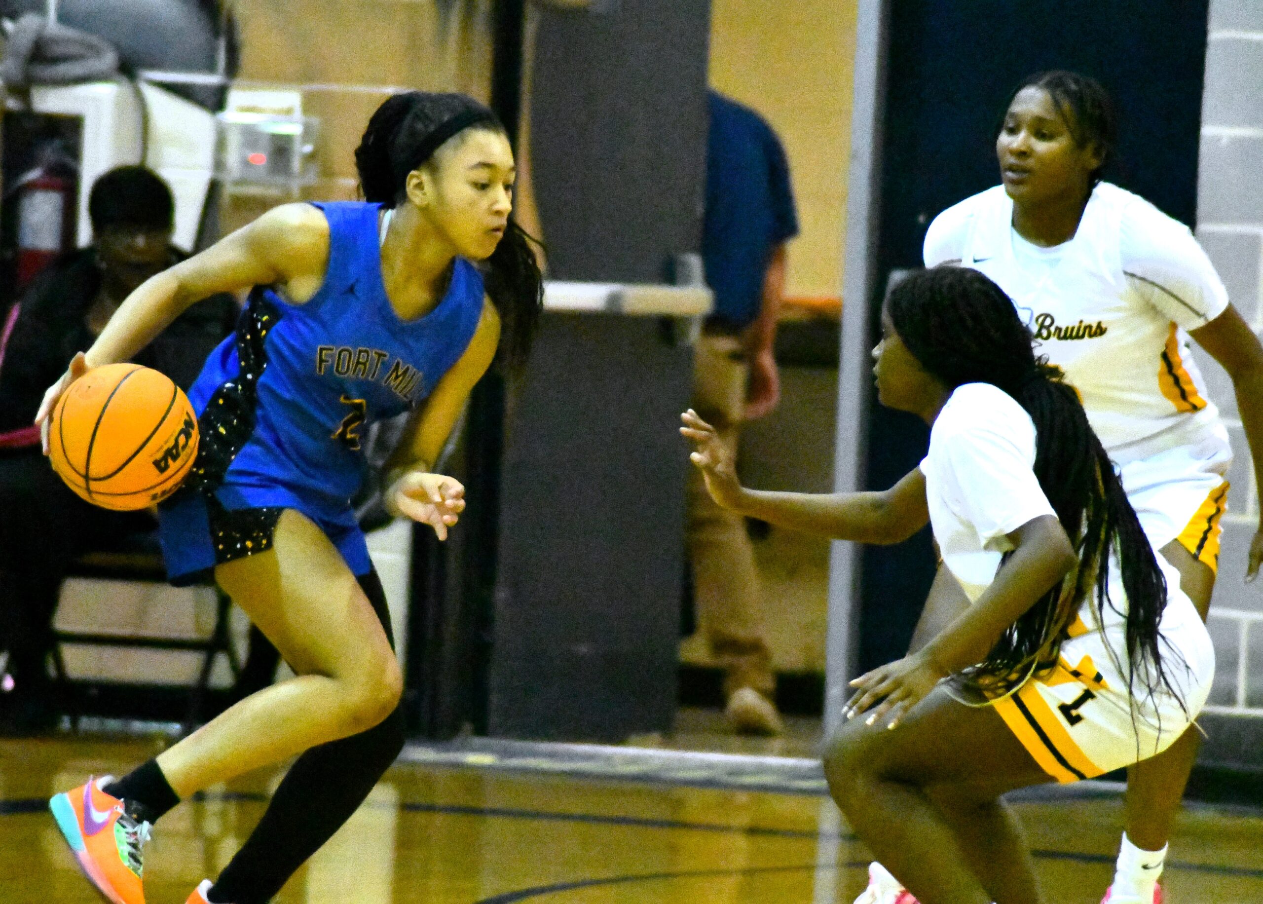 Fort Mill girls stay unbeaten taking out Bruins; guys fall to Lancaster ...