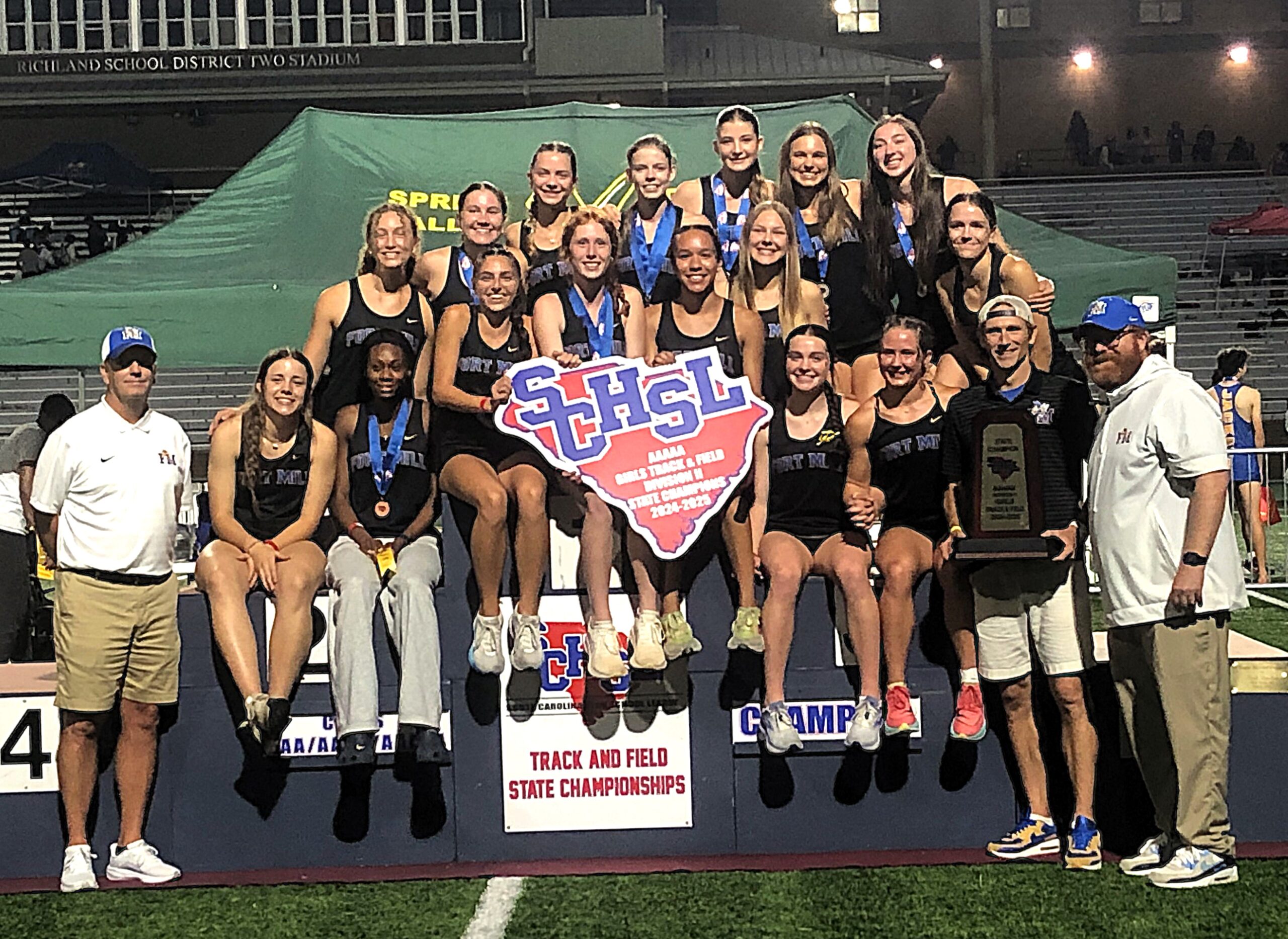History makers! Lady Jackets win state track title; Falcons finish ...
