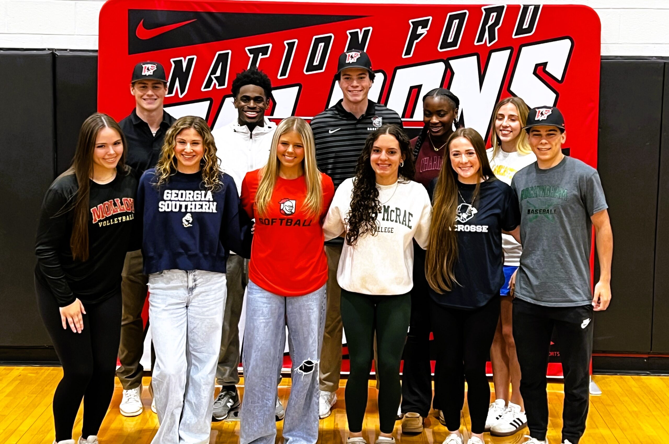 Eleven Falcons spread their wings to fly into college athletics - Fort ...