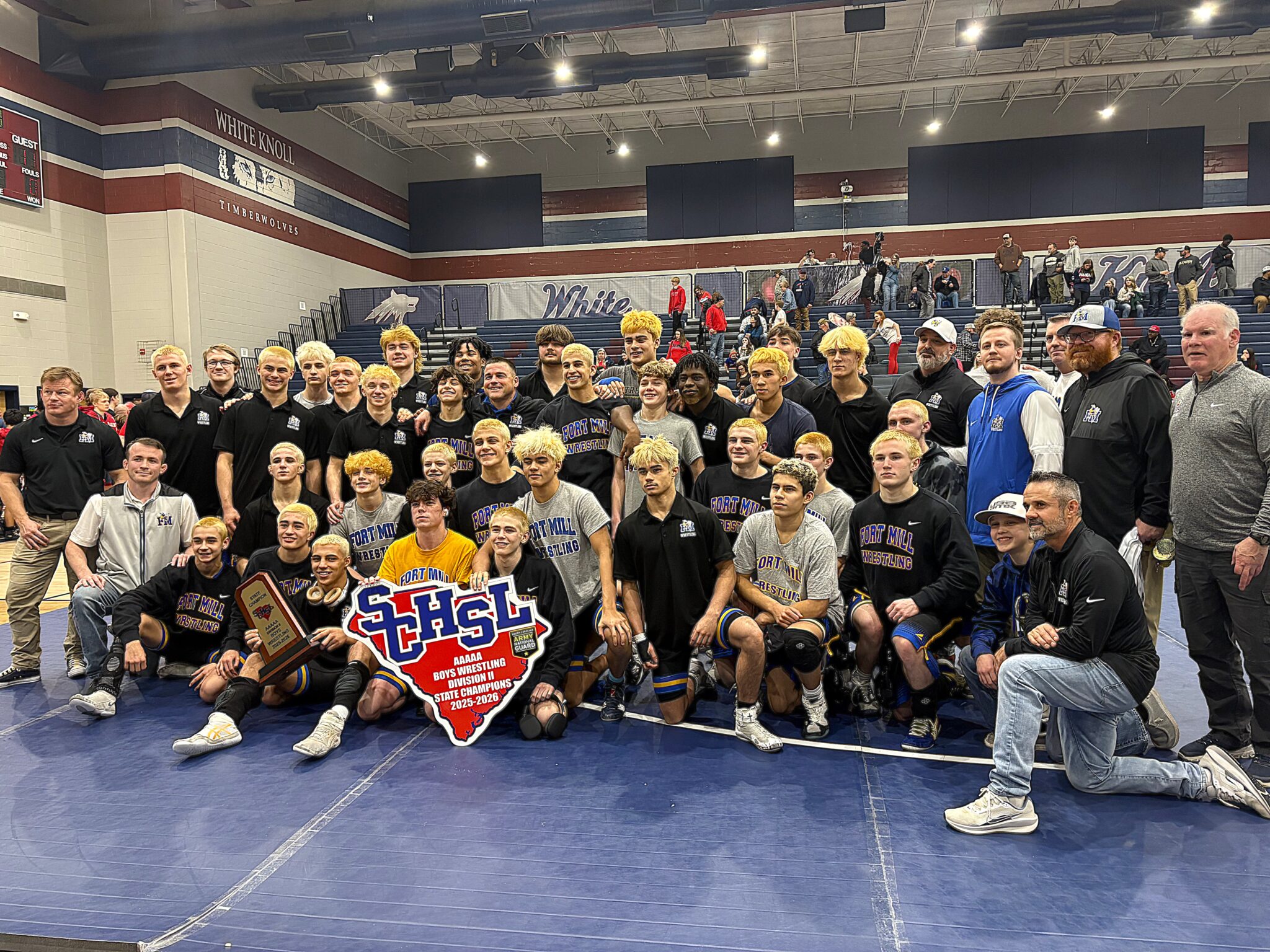 Four Sure! Fort Mill wins fourth consecutive wrestling state title ...